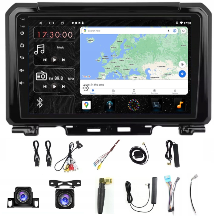 RADIO NAWIGACJA GPS ANDROID SUZUKI JIMMY 2018-2020 CARPLAY WIFI USB
