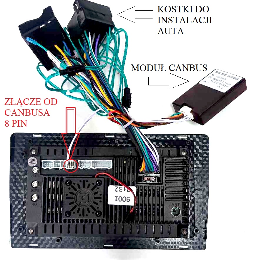 INSTRUKCJE DO RADIA ANDROID PROJACK, PORADY TECHNICZNE, MODUŁ CANBUS ...