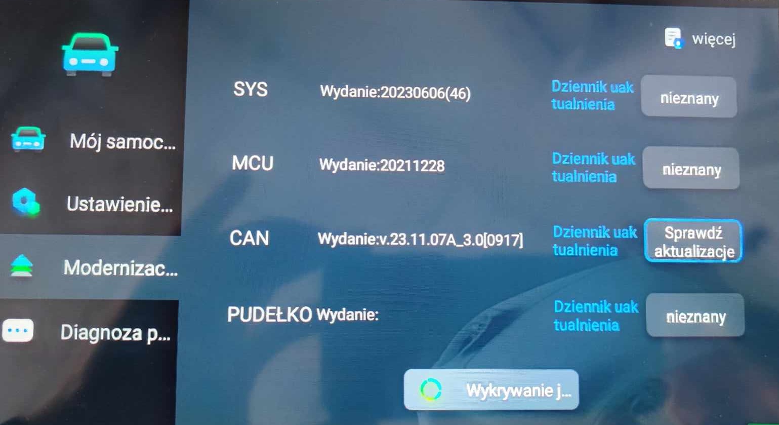 INSTRUKCJE DO RADIA ANDROID PROJACK, PORADY TECHNICZNE, MODUŁ CANBUS ...